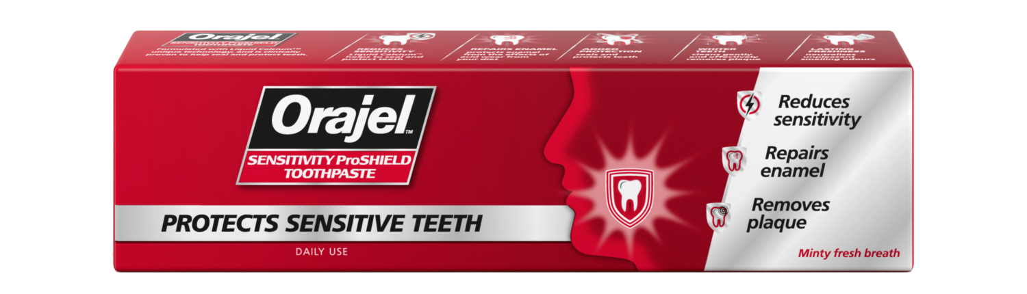 ORAJEL SENSITIVITY ProSHIELD TOOTHPASTE - Orajel