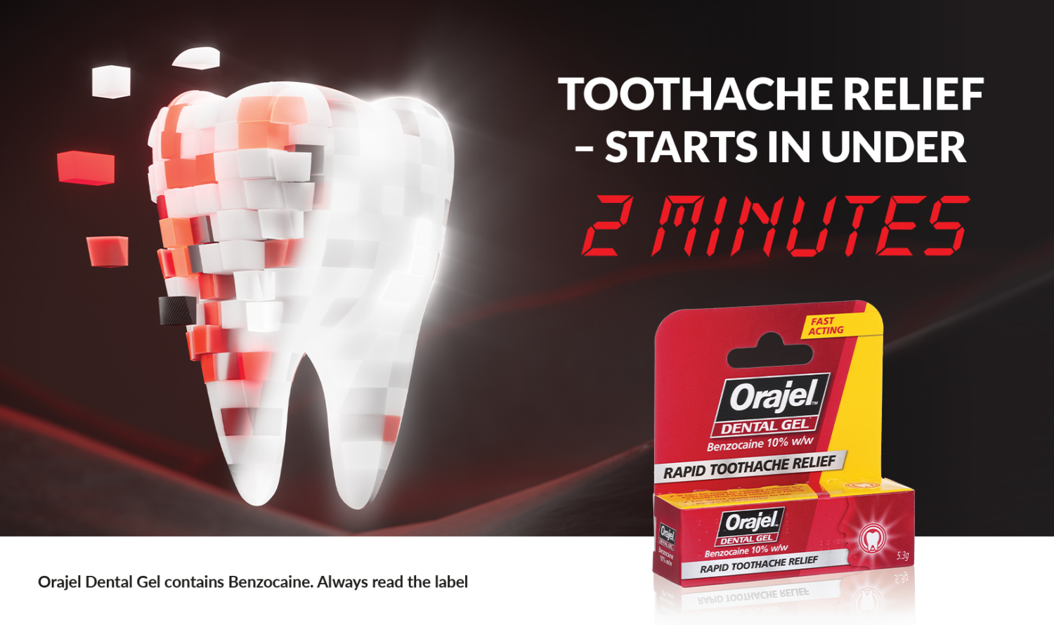 Toothache, Sensitive Teeth & Mouth Ulcer Treatments | Orajel